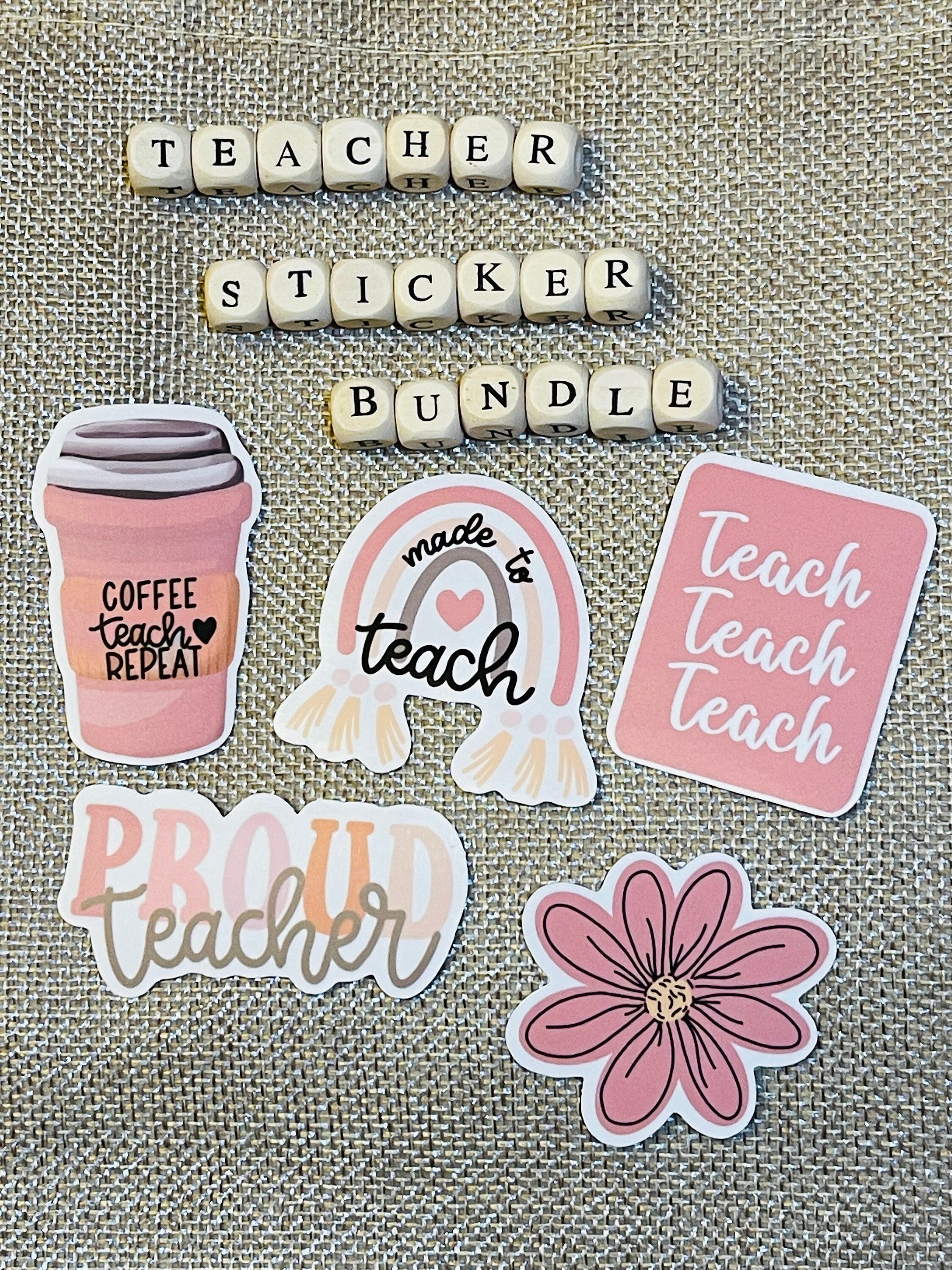 Bundle Stickers Teacher Sticker Set Pack of 5 Teacher Stickers ...
