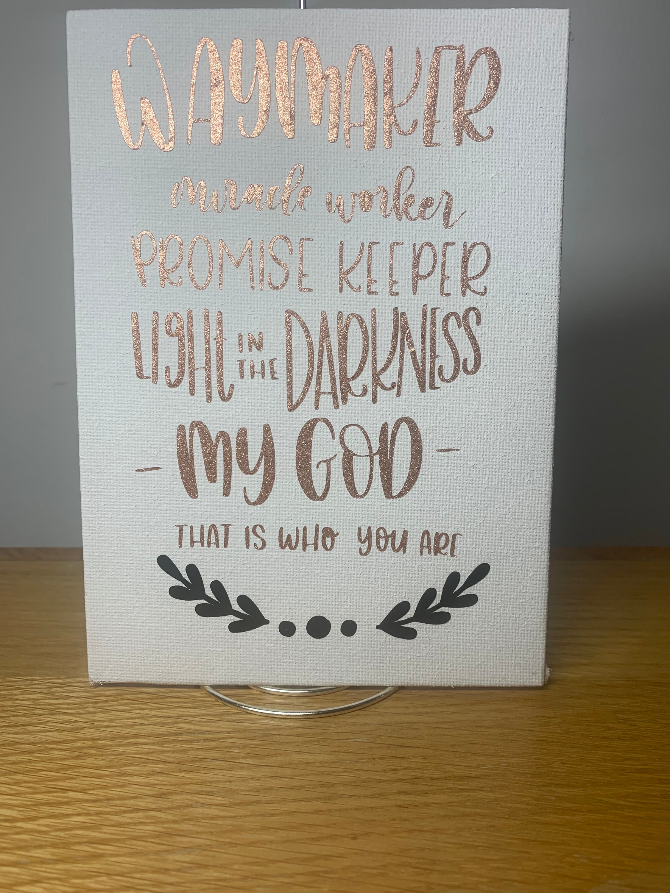 A5 Bible Scripture Canvas Board - Etsy