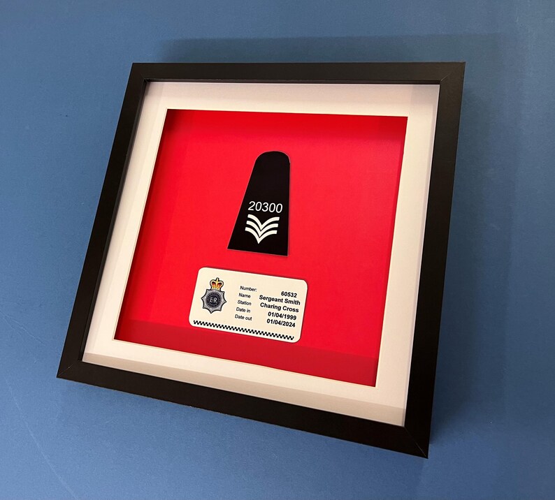 Police Service Presentation Display Gift - Etsy UK