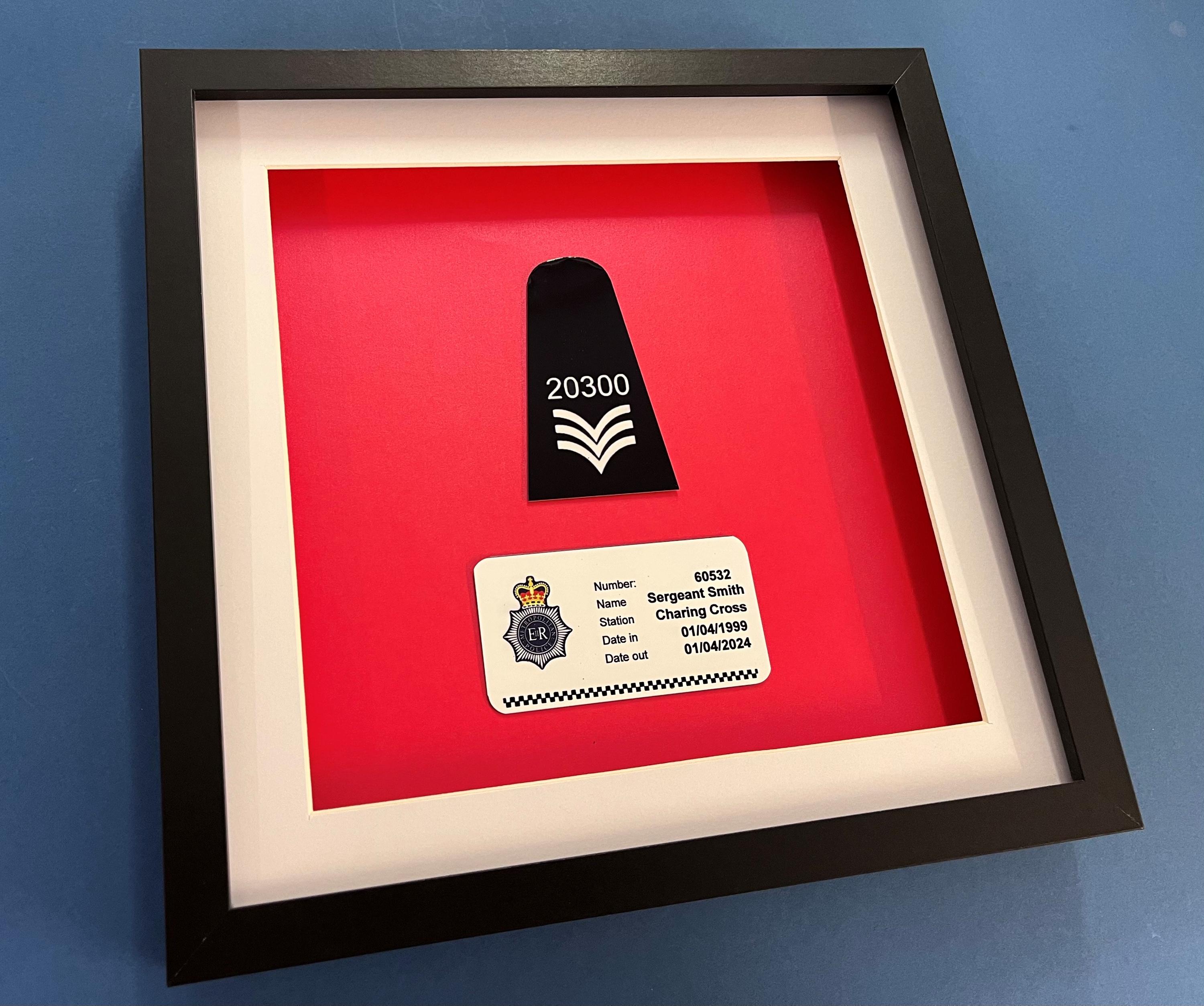 Police Service Presentation Display Gift - Etsy UK