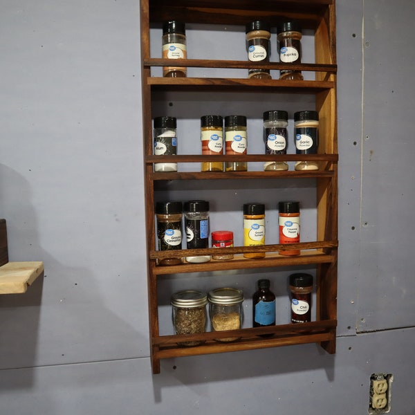 Wall Spice Rack - Etsy
