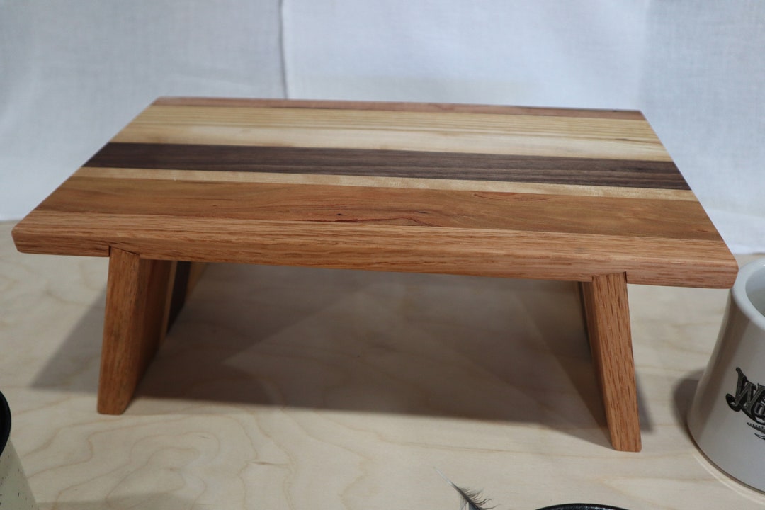 Tall Counter Top Riser Hardwood Kitchen Counter Plant Stand, Book Shelf ...