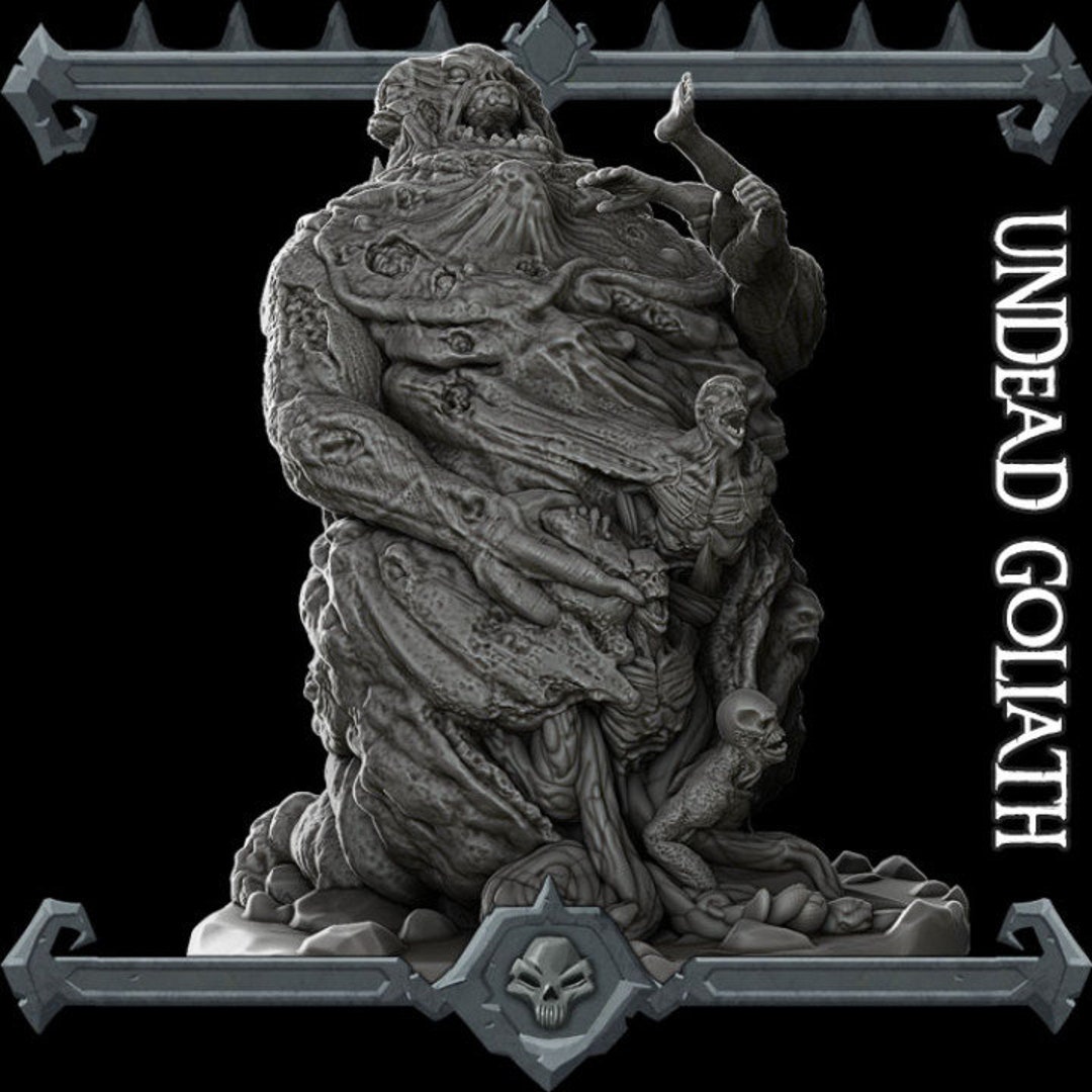 Deluxe Undead Goliath Fantasy Miniatures 28mm 32mm War - Etsy