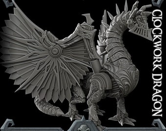 Dnd Clockwork Dragon - Etsy