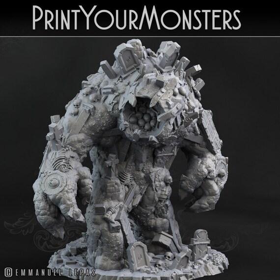 GRAVEYARD ELEMENTAL Fantasy Miniatures 28mm 32mm War - Etsy