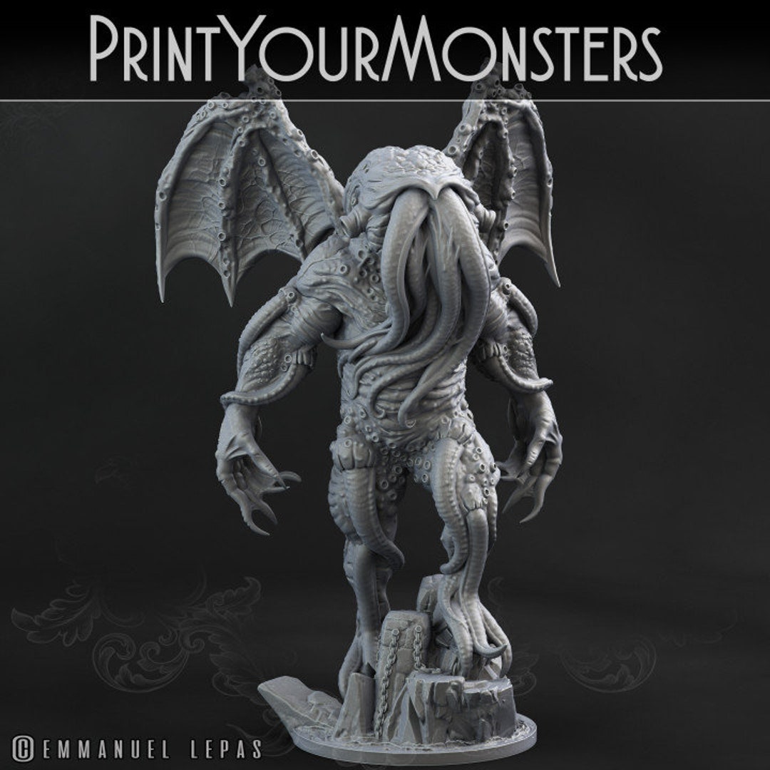 CTHULHU Fantasy Miniatures 28mm 32mm War Gaming Dnd Rpg Tabletop ...