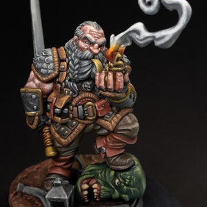 Dwarf Dnd Garaldir Dwarf Witcher Elf Fantasy Miniatures 28mm 32mm ...
