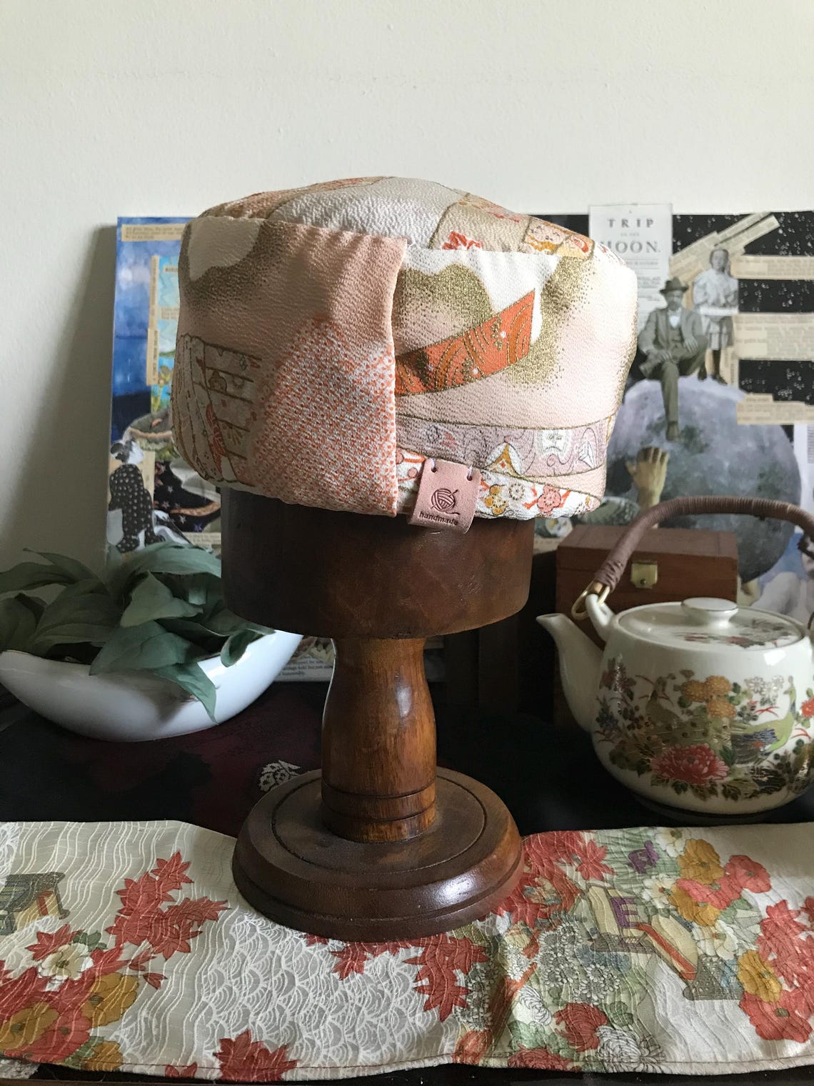 Pink Japanese Noshi (good Luck Paper) Patterned Upcycled Repurposed ...
