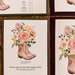 SAMPLE ONLY* Wellingtons and Flowers, Wellies Wedding Stationery ...