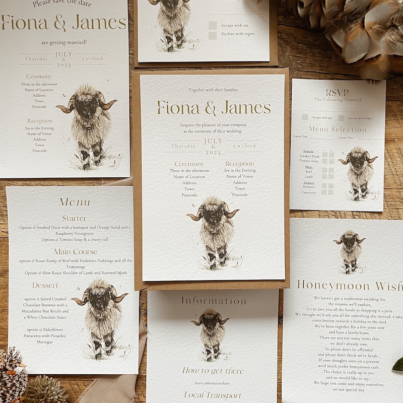Sheep Wedding - Etsy