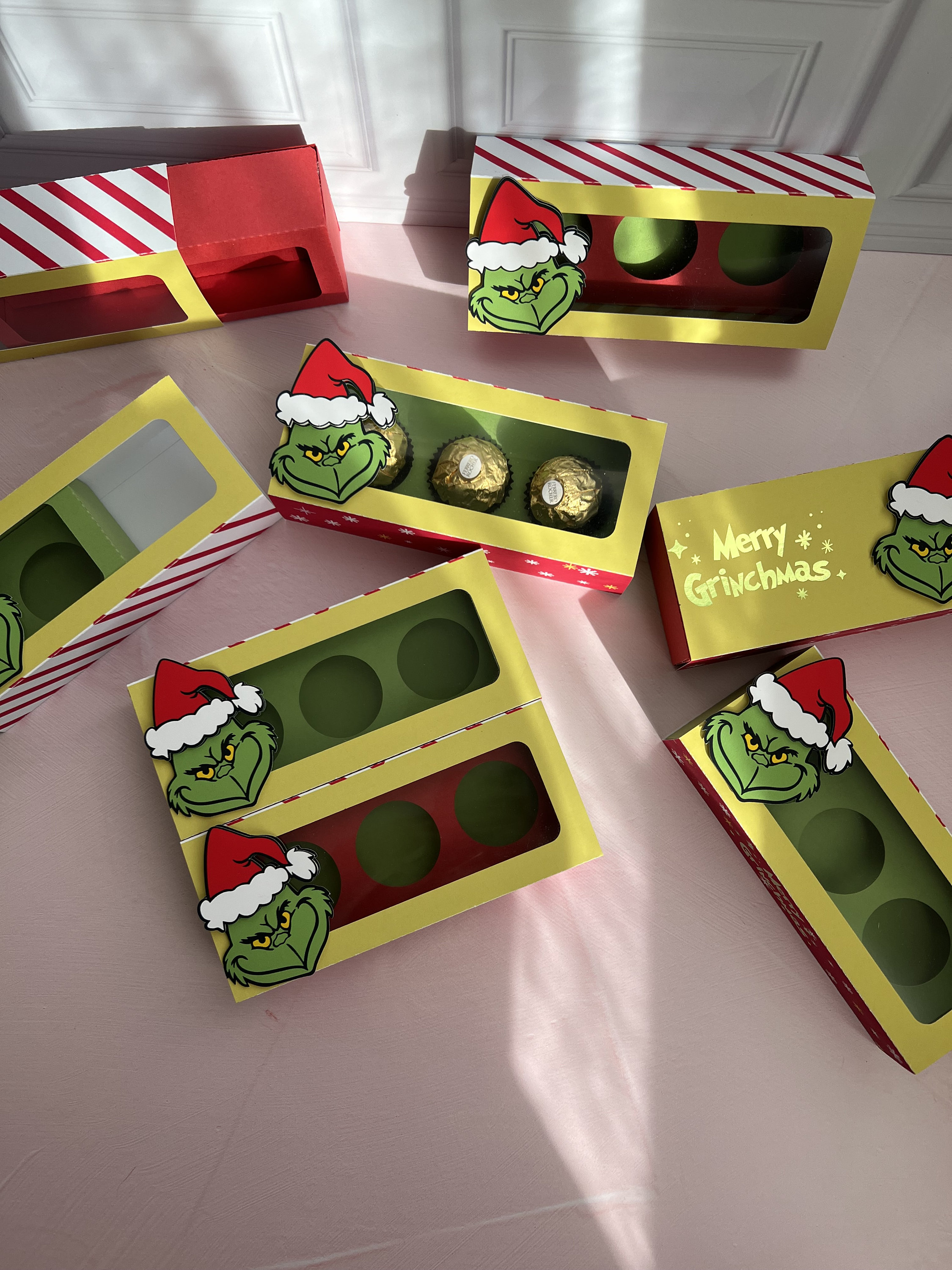 Grinch Chocolate Box, Chocolate Gift, Christmas Gift Idea, Grinch Box ...
