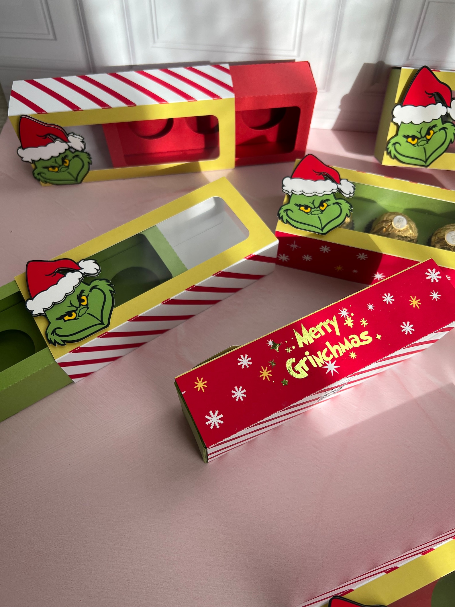 Grinch Chocolate Box, Chocolate Gift, Christmas Gift Idea, Grinch Box ...