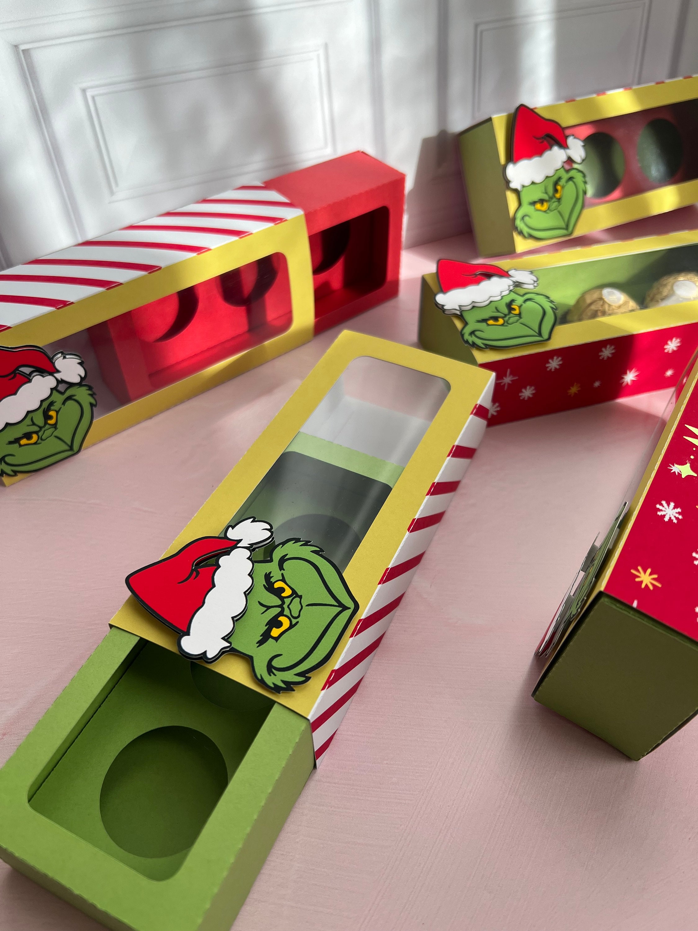 Grinch Chocolate Box, Chocolate Gift, Christmas Gift Idea, Grinch Box ...