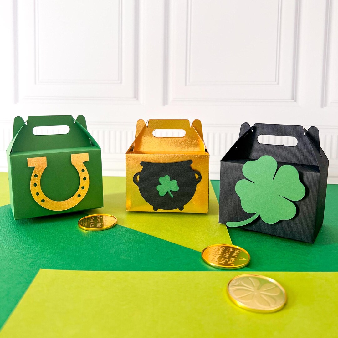 St Patricks Day Classroom Treat Gift, Lucky Charm Box, St. Patricks Day ...