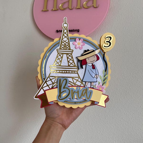 Eiffel Tower Cake Topper - Etsy