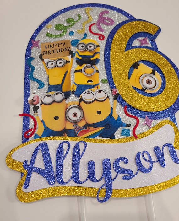 Minion Cake Topper - Etsy