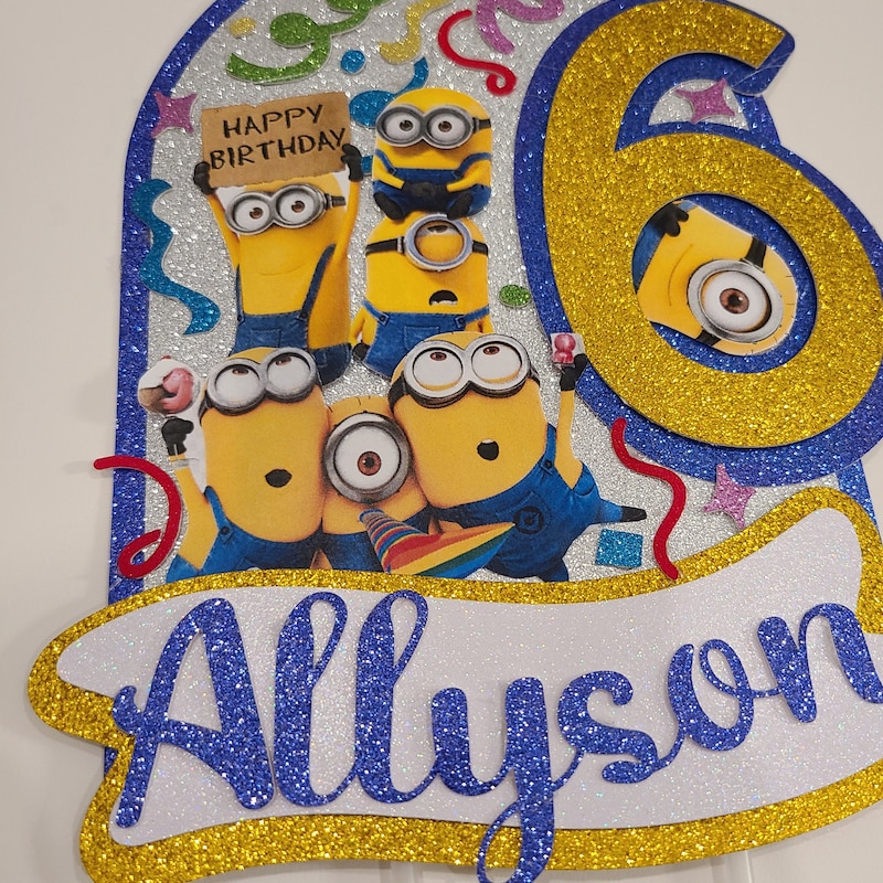 Minion Cake Topper - Etsy