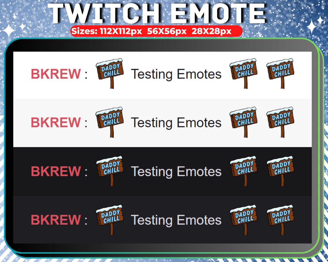 Daddy Chill Emote - Funny Twitch and Discord Emote, Perfect for Memes ...