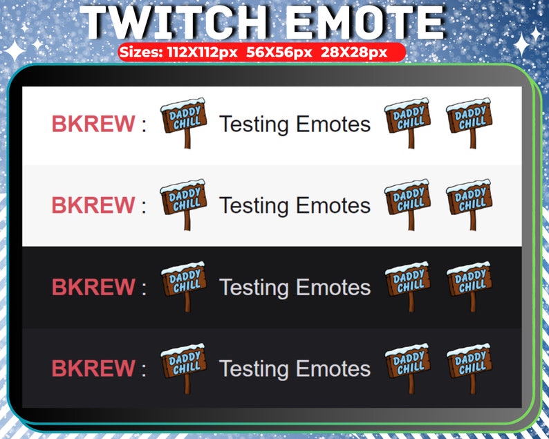 Daddy Chill Emote - Funny Twitch and Discord Emote, Perfect for Memes ...