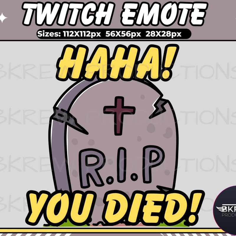 Die of Death Emotes - Etsy