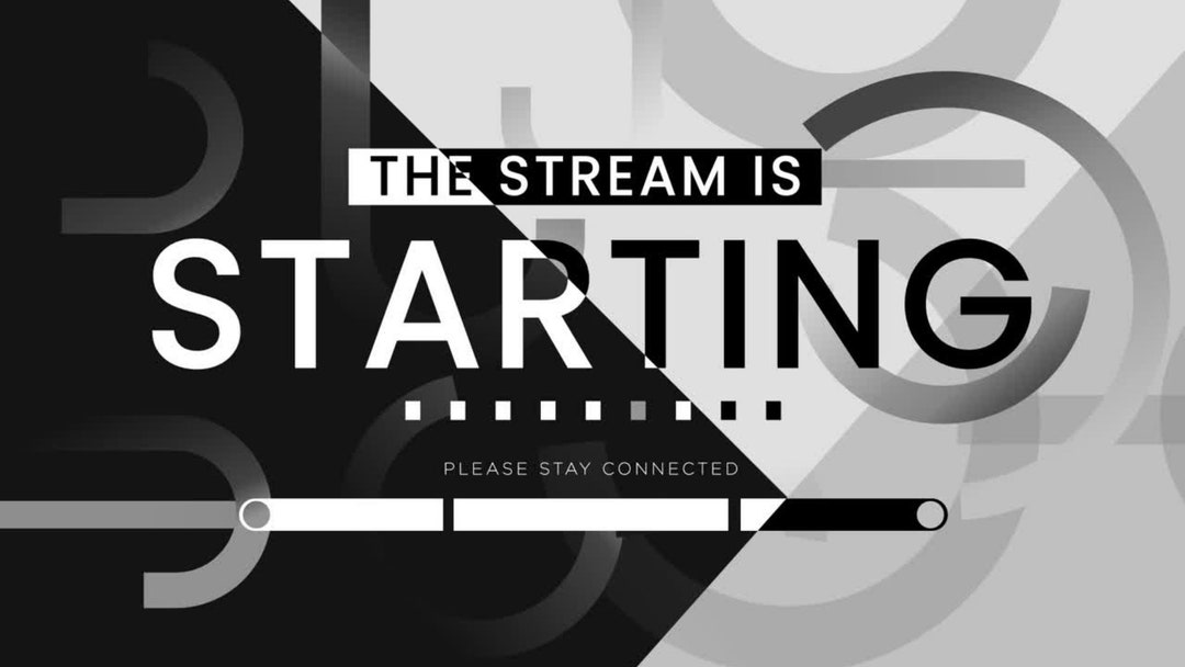Starting Stream Screen Animation, Twitch Overlay, Streamer Starting ...