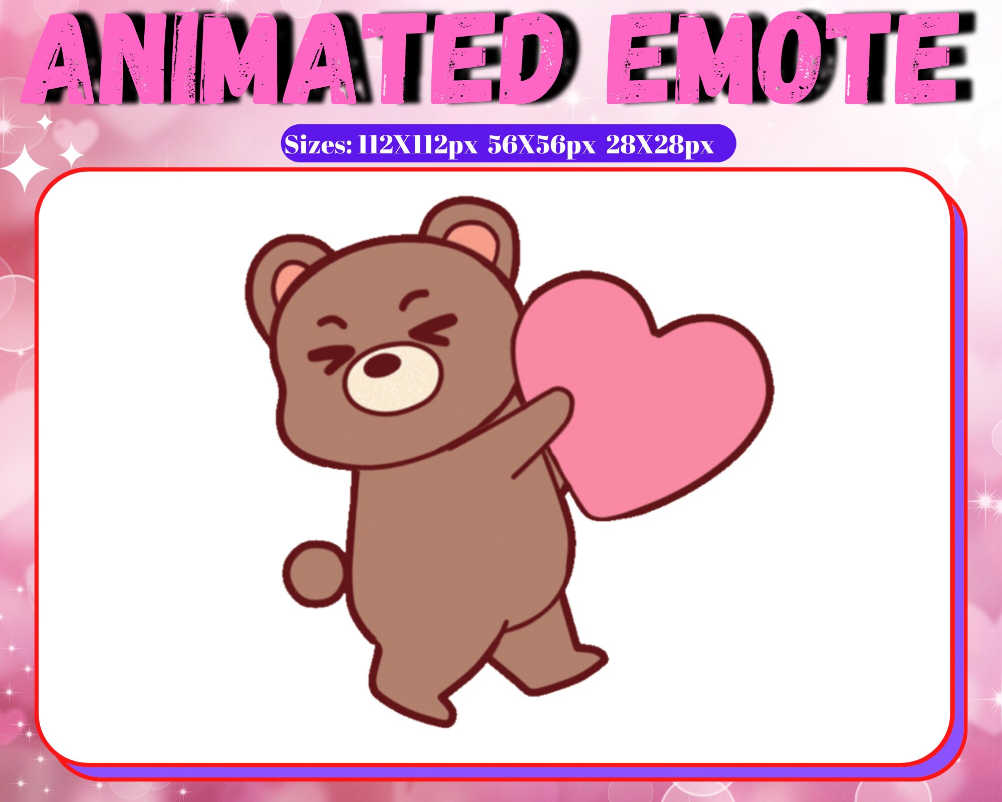 Animated Brown Bear Emote, Twitch Emotes, Youtube Emotes, Bongo Cat ...