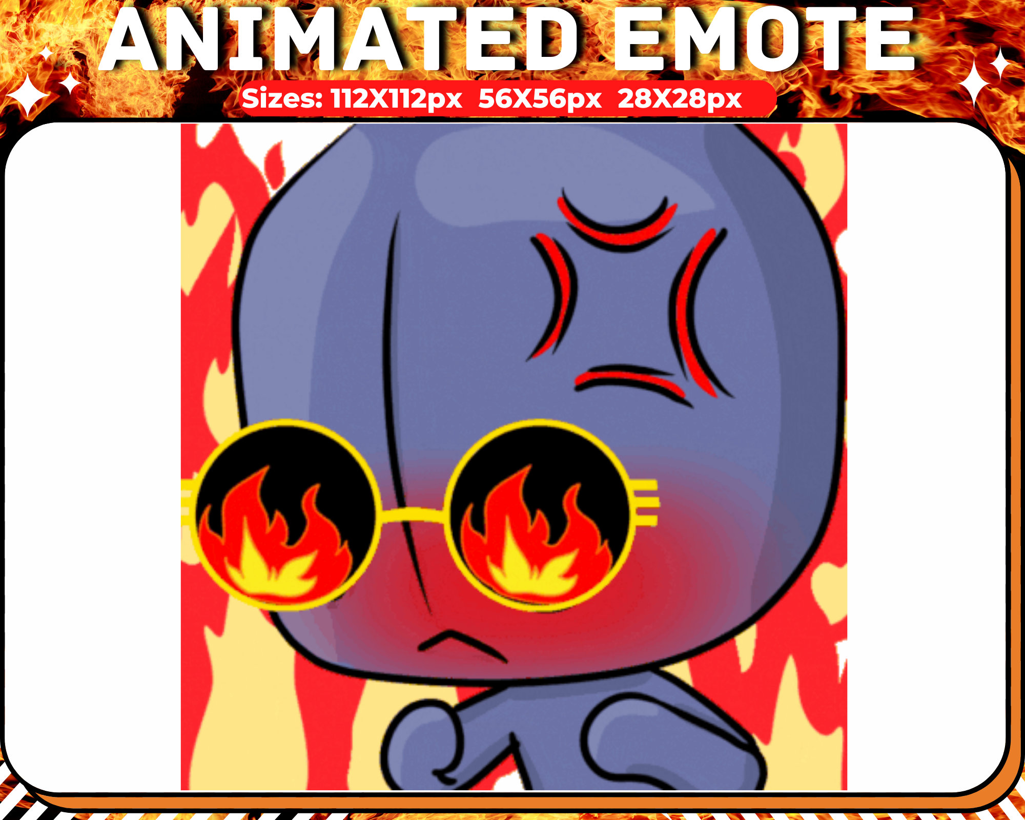 Animated Emote for Twitch, Commission Emote, Discord Raid Emote ...