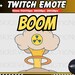 Boom Emote, Hype Emote, Twitch & Discord Emotes, Streamer Gift ...