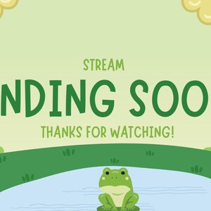 Frog Theme Twitch Overlay - Animated Panels, Stream Starting & Ending ...