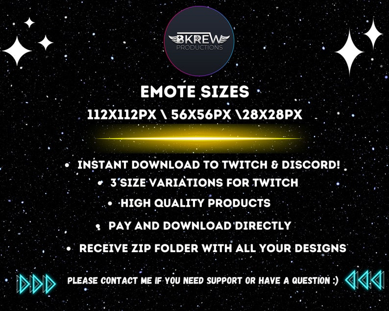 Raid Emote, Hype Emote, Twitch & Discord Emotes, Streamer Gift ...