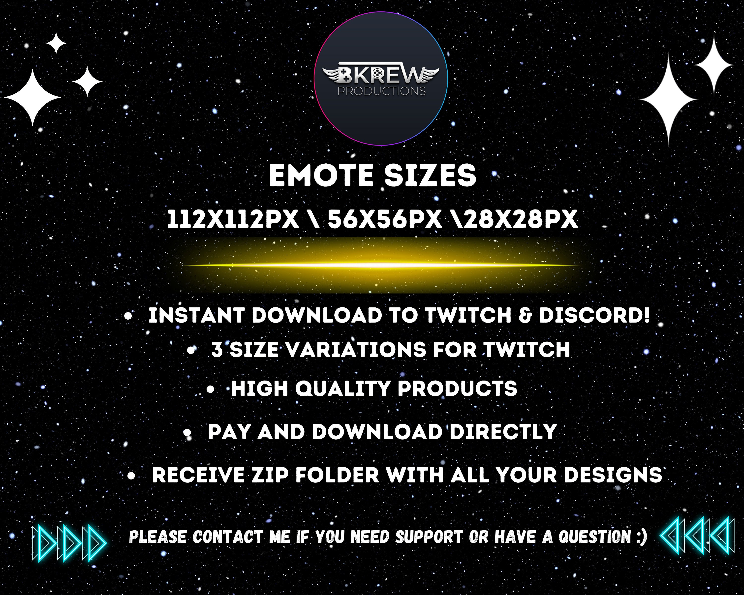 Raid Emote, Hype Emote, Twitch & Discord Emotes, Streamer Gift ...