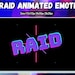 Raid Emote, Hype Emote, Twitch & Discord Emotes, Streamer Gift ...