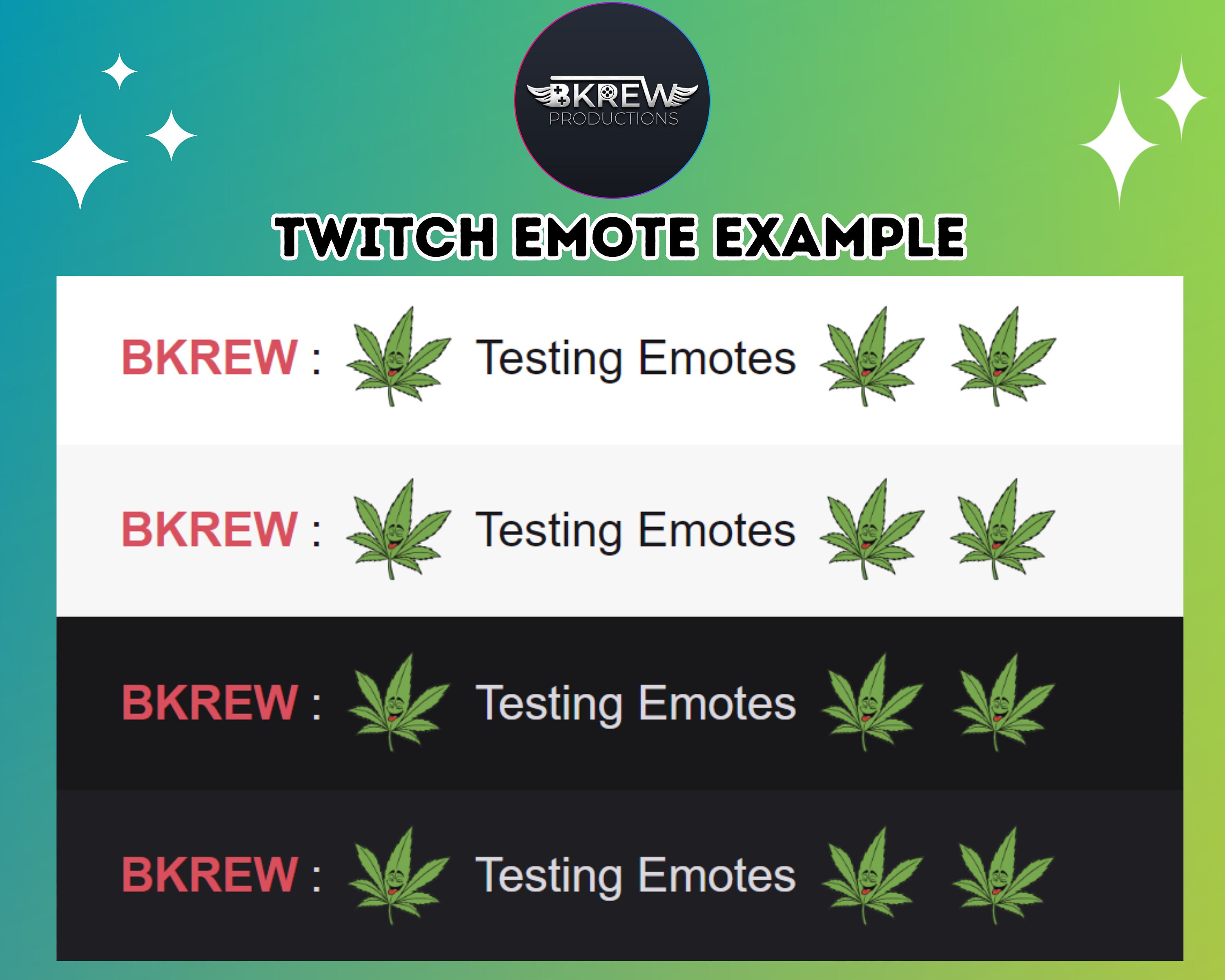 Weed Emote para tu transmisión de Twitch / Cannabis Emote / - Etsy México