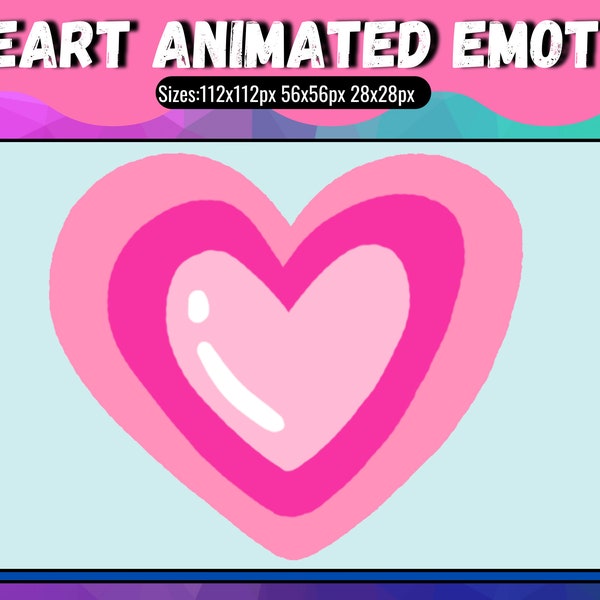 Pink Animated Emote - Etsy