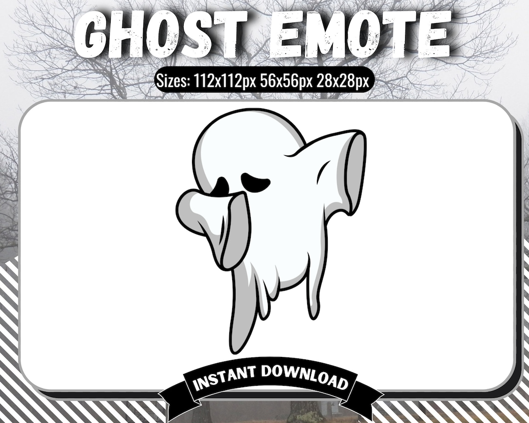 Ghost Emote for Your Twitch Stream! |halloween | Dabbing | Spooky ...