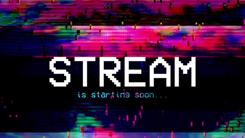 ANIMATED Starting Stream Screen / Fun / Aesthetic / Static TV / Cute ...