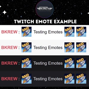 Raid Emote, Hype Emote, Twitch & Discord Emotes, Streamer Gift ...