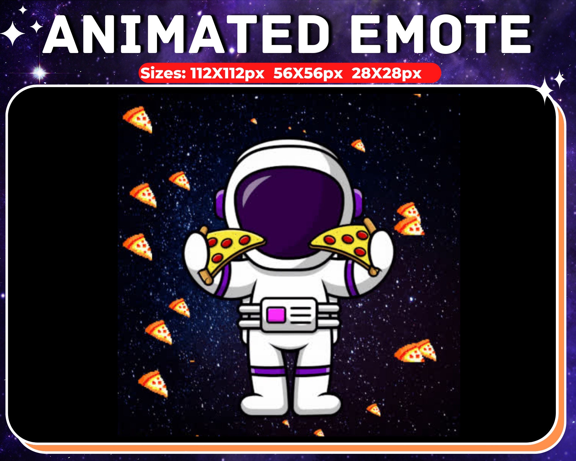 Animated Astronaut In Space