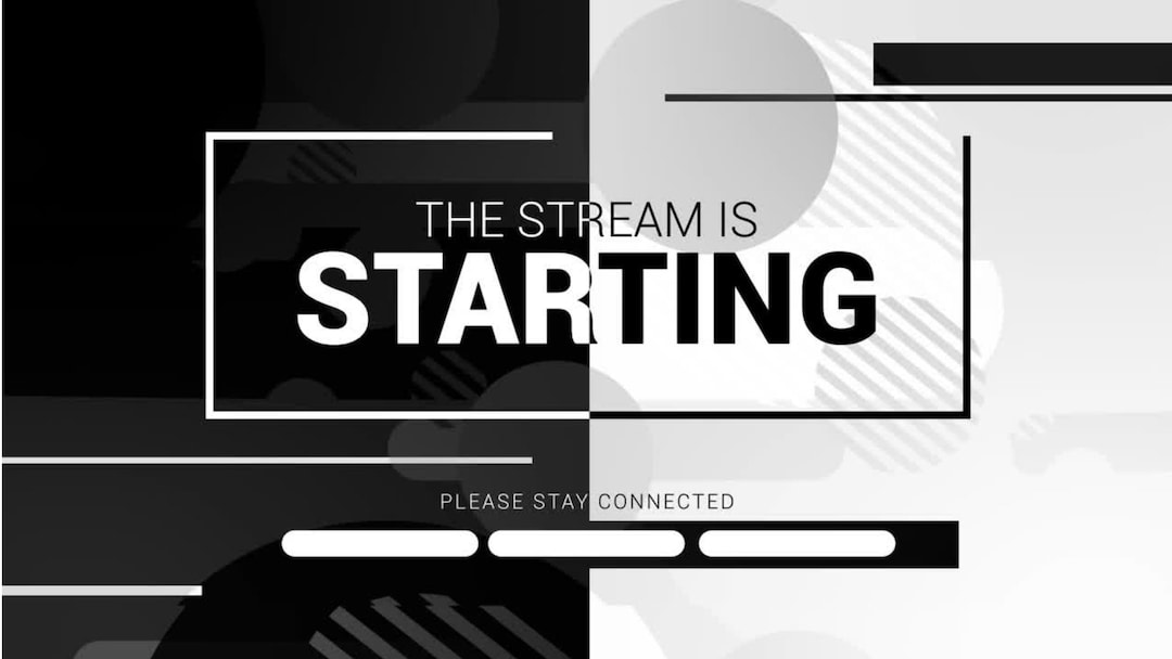 Starting Soon Screen, Animated Overlay, Fun & Aesthetic Design, Twitch ...