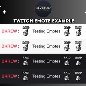 Raid Skull Emote, Hype Emote, Twitch & Discord Emotes, Streamer Gift ...