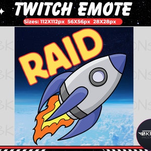 Raid Emote, Hype Emote, Twitch & Discord Emotes, Streamer Gift ...