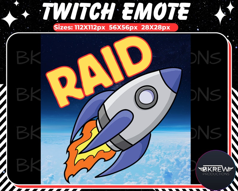 Raid Emote, Hype Emote, Twitch & Discord Emotes, Streamer Gift ...