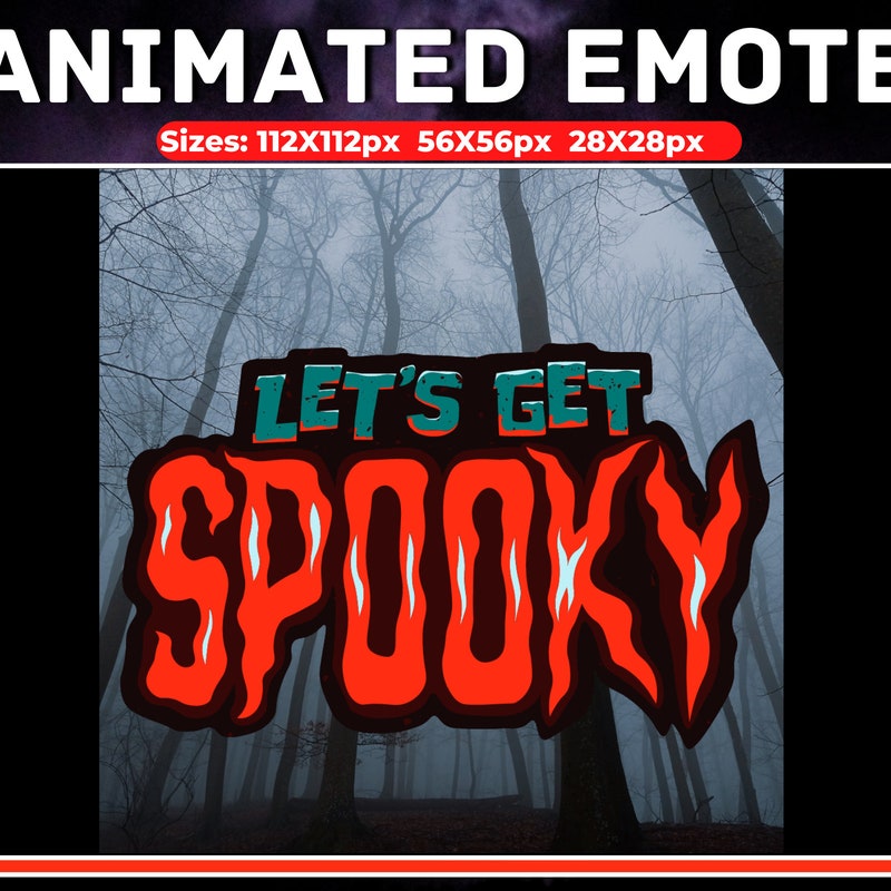 Spooky Animated Emotes - Etsy
