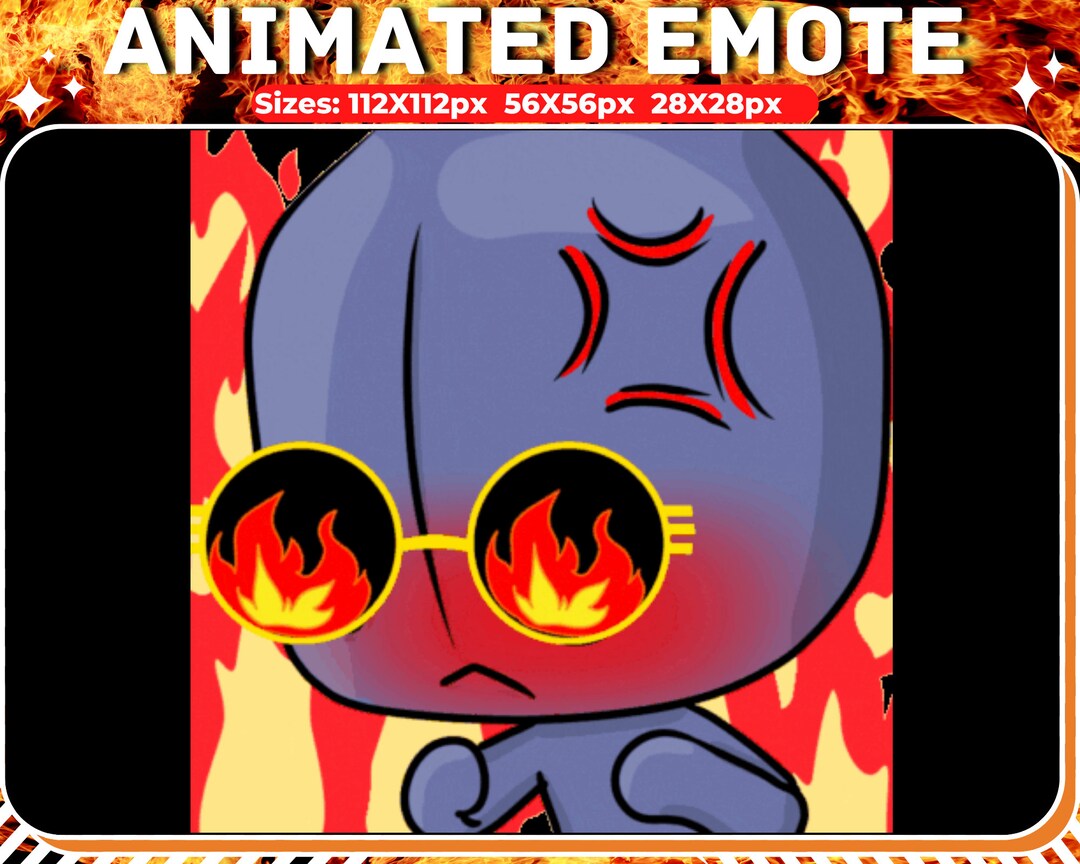 Animated Emote for Twitch, Commission Emote, Discord Raid Emote ...