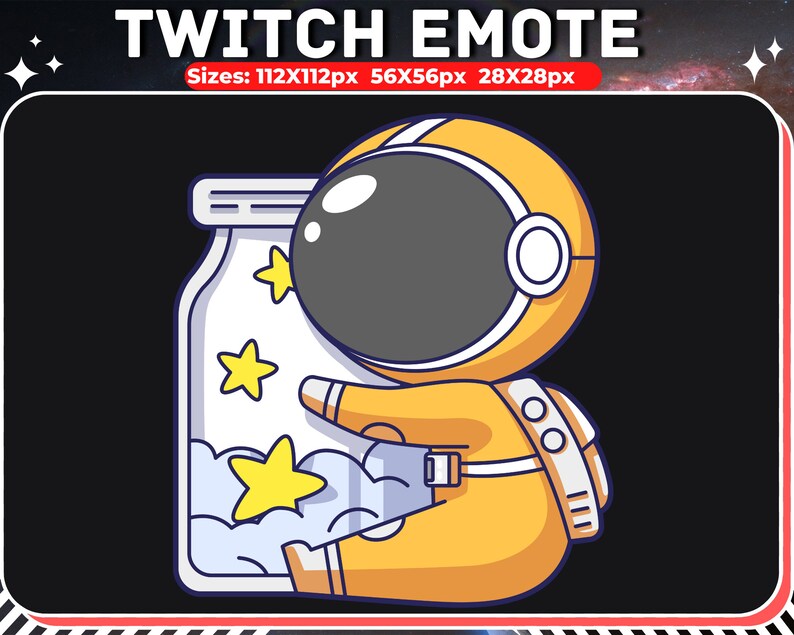 Astronaut Emote for Your Twitch Stream! | Space | Dab | Astronaut ...