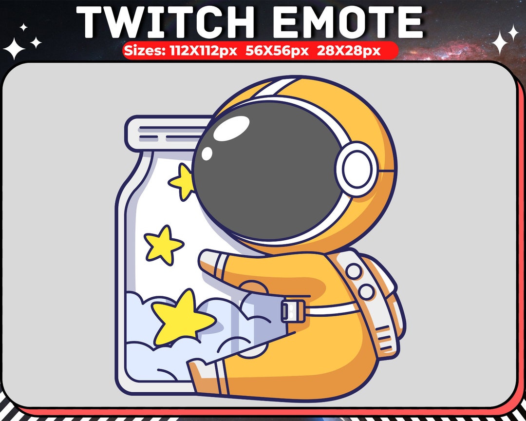 Astronaut Emote for Your Twitch Stream! | Space | Dab | Astronaut ...