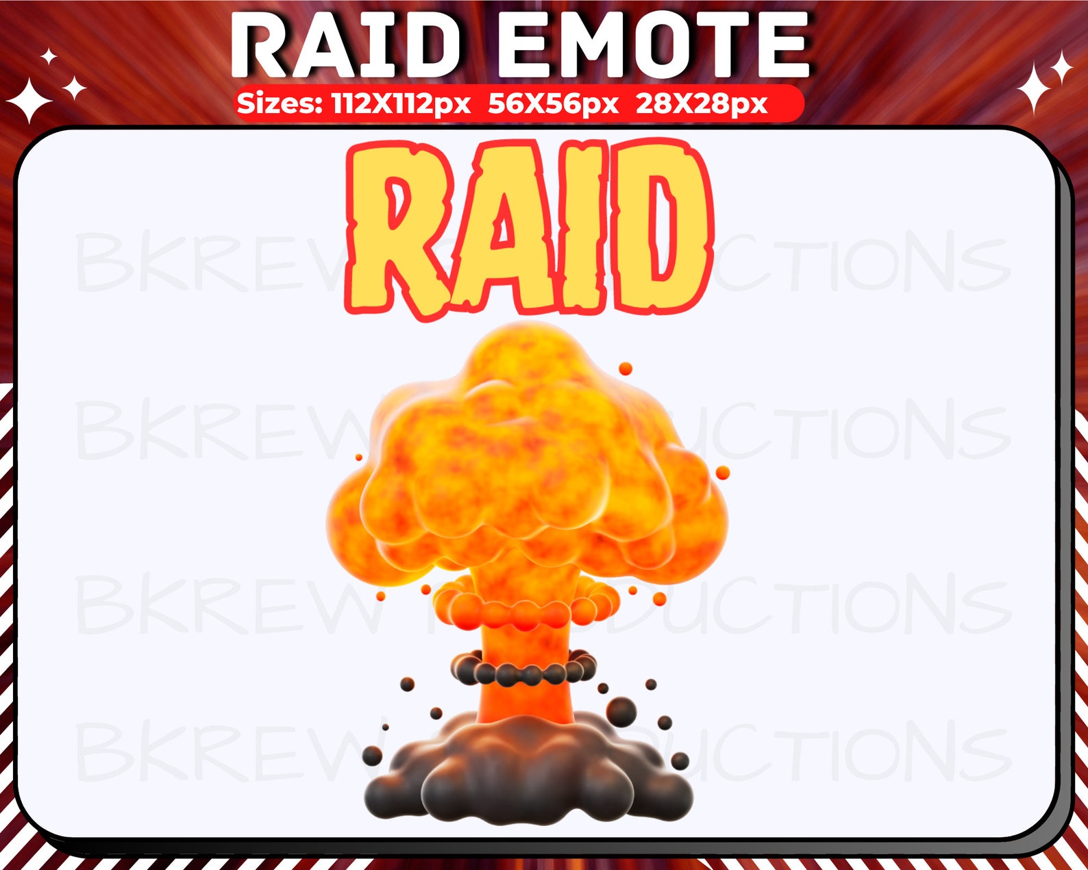Raid Emote, Hype Emote, Twitch & Discord Emotes, Streamer Gift ...
