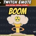 Boom Emote, Hype Emote, Twitch & Discord Emotes, Streamer Gift ...