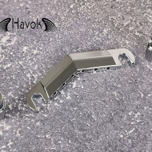 Silver Tailpiece V Shaped, Vintage Electric Guitar Building Kit DIY ...