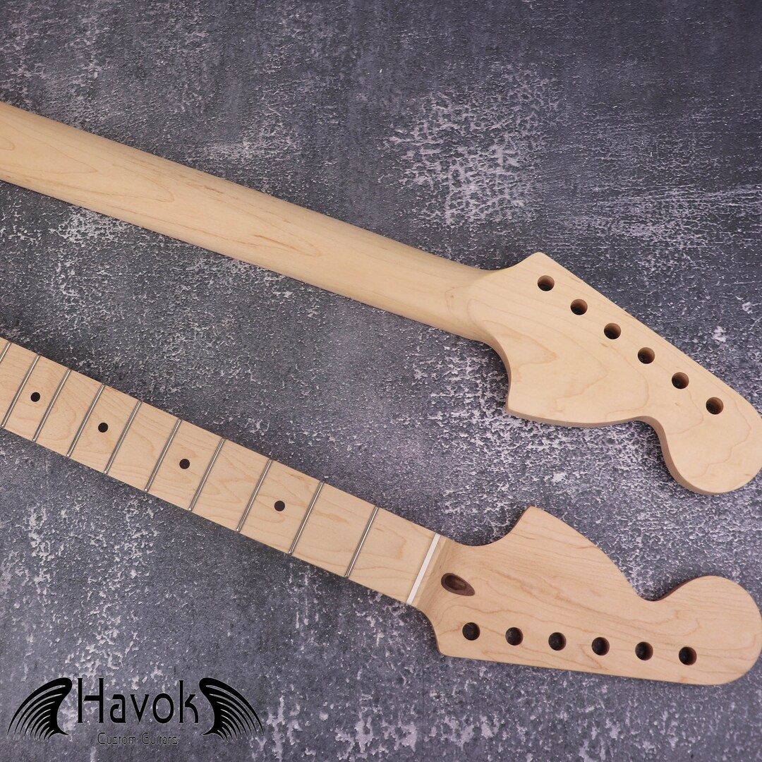 S Type Reverse Big Headstock Satin Neck, 22 Stainless Steel Jescar ...
